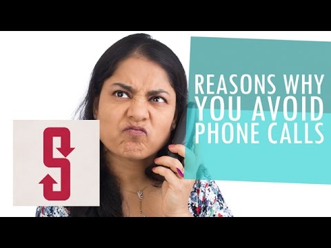 10 Reasons Why You Avoid Phone Calls - YouTube