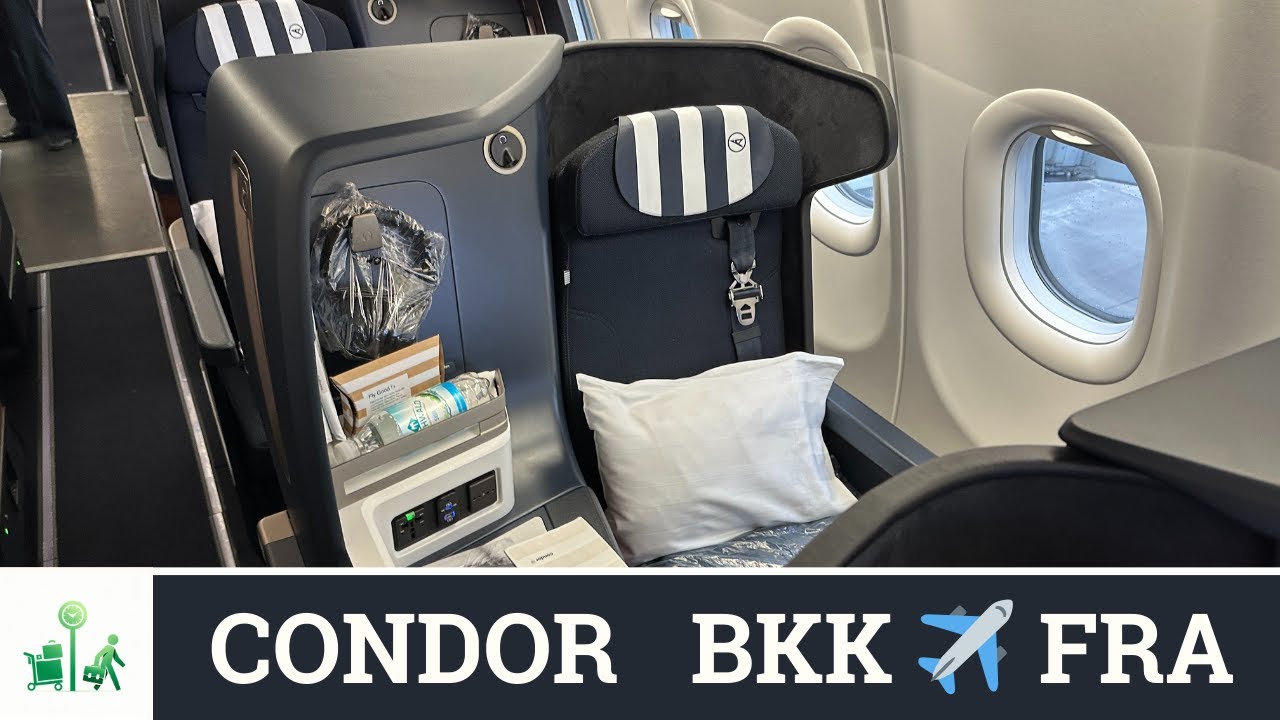 ️ Wie ist die CONDOR Business Class von Bangkok nach Frankfurt? - YouTube