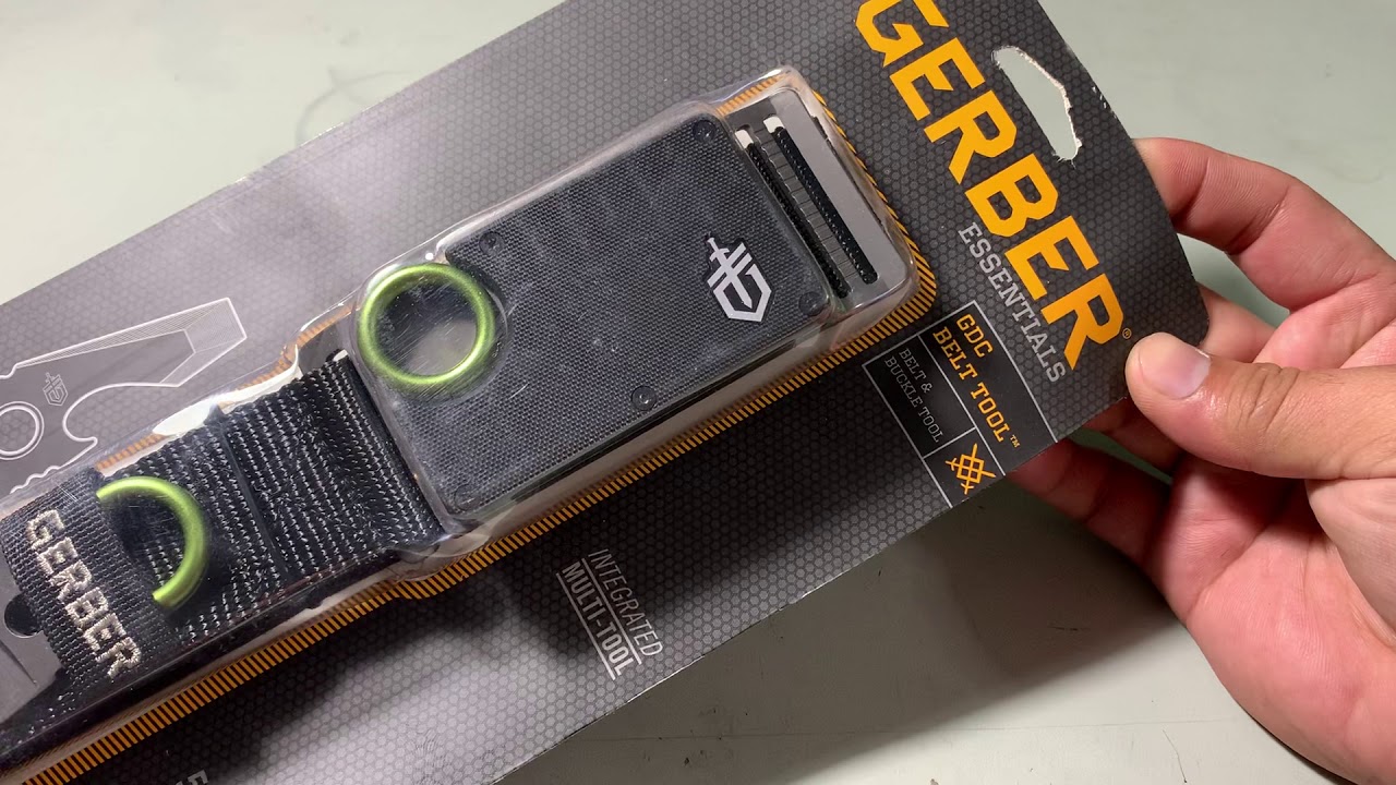 Gerber GDC belt tool - YouTube