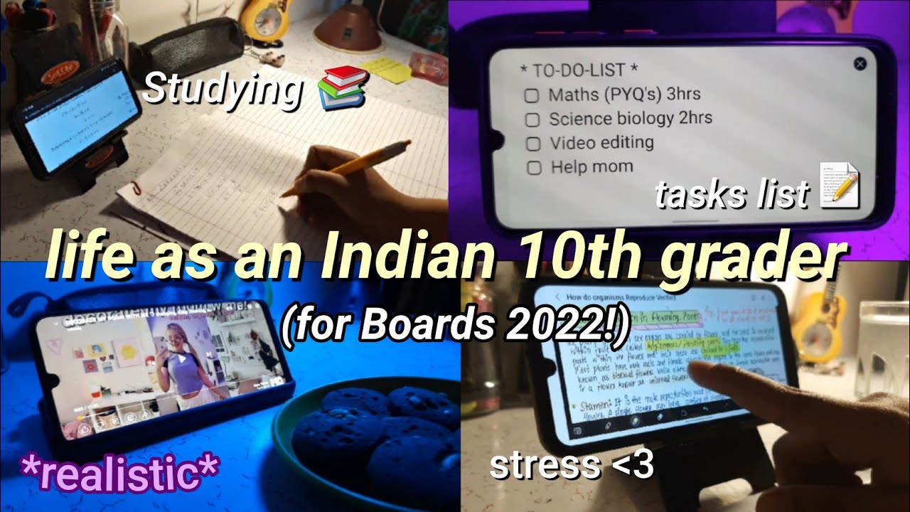 A productive day in my life as an Indian 10th grader 📚 | study vlog ...