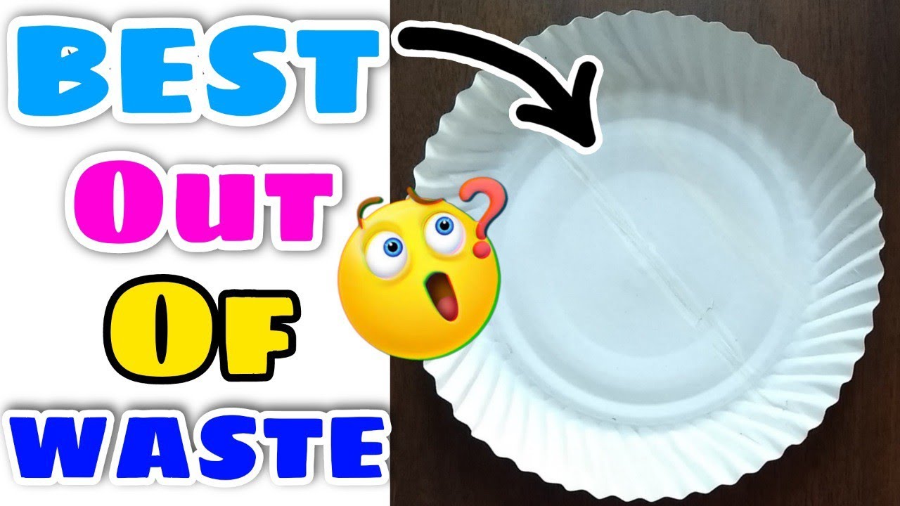 Best out of waste paper plates crafts | Easy paper plate crafts ...