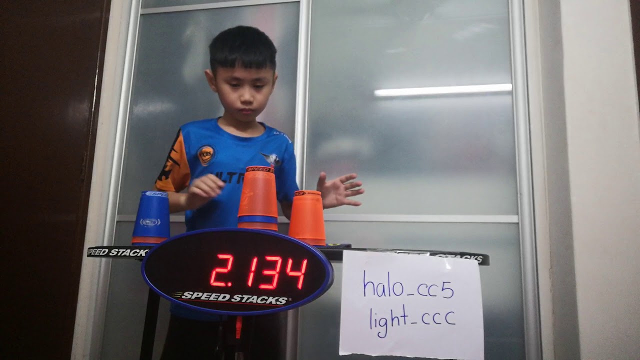 Sport Stacking 363_ stack match halo_cc5 - YouTube