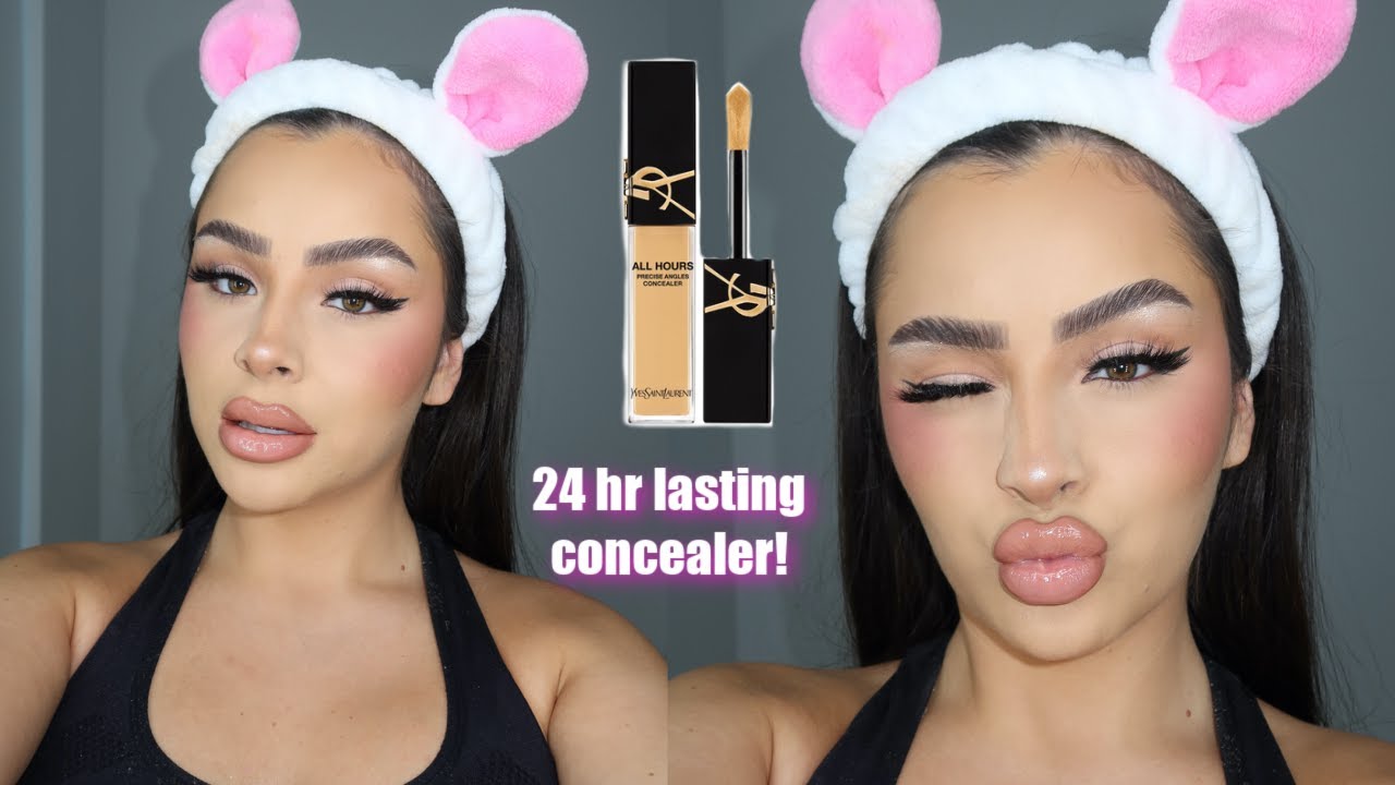 YSL ALL HOURS concealer review (10 HR TEST) - YouTube