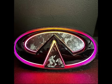 NEW 2014-2023 Infiniti Q50 Q60 Q70 FLOW SERIES RGB LED Badge Grill ...