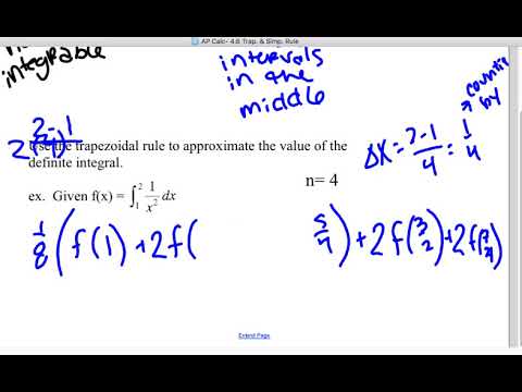 AP Calc: Trap. and Simpsons Rule Notes - YouTube