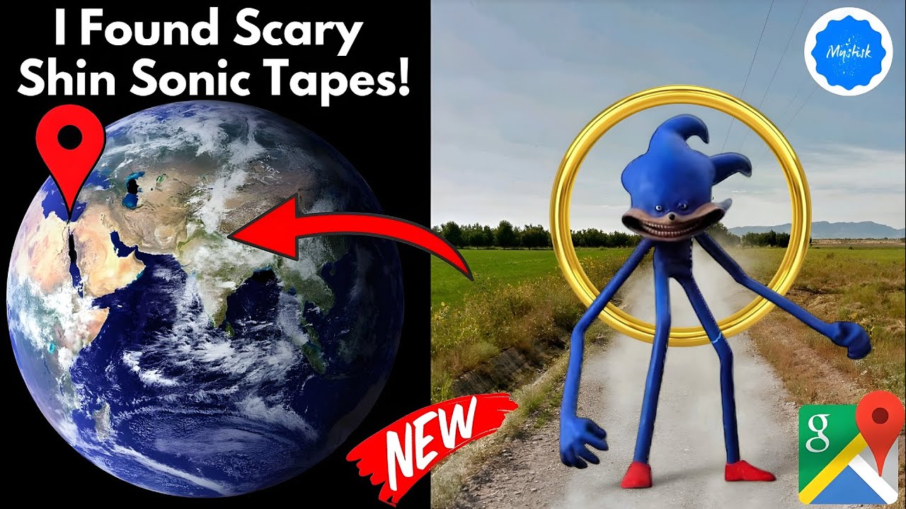 I Found Scary SHIN SONIC TAPES ! on Google Maps and Google Earth 😱# ...