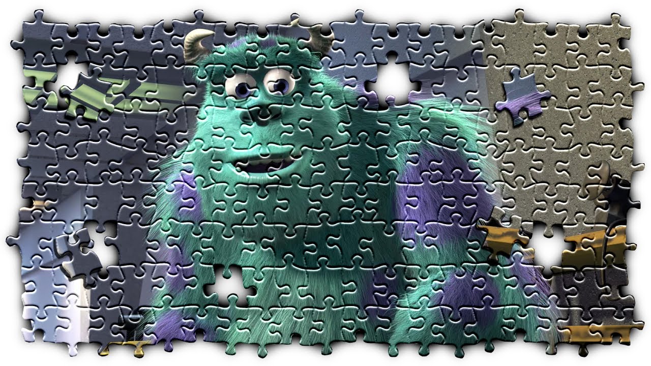 Monsters, Inc. - SULLIVAN Jigsaw Puzzle - 80 PIECES - YouTube