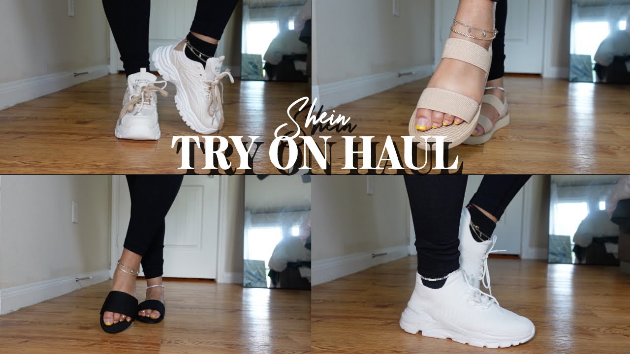 SHEIN SANDALS & SHOES TRY ON HAUL | MOST AFFORDABLE SHOE WEAR & MORE ...