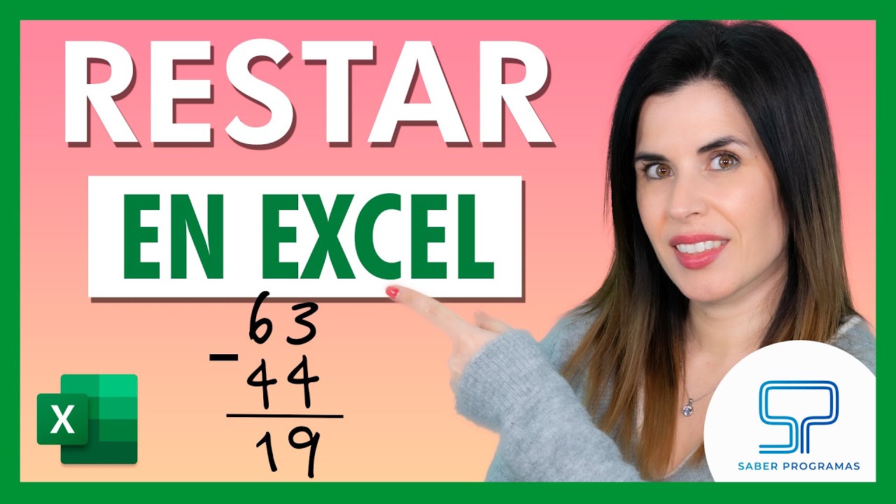 Cómo RESTAR en Excel 🤯 [ aprende 7 métodos ] - YouTube