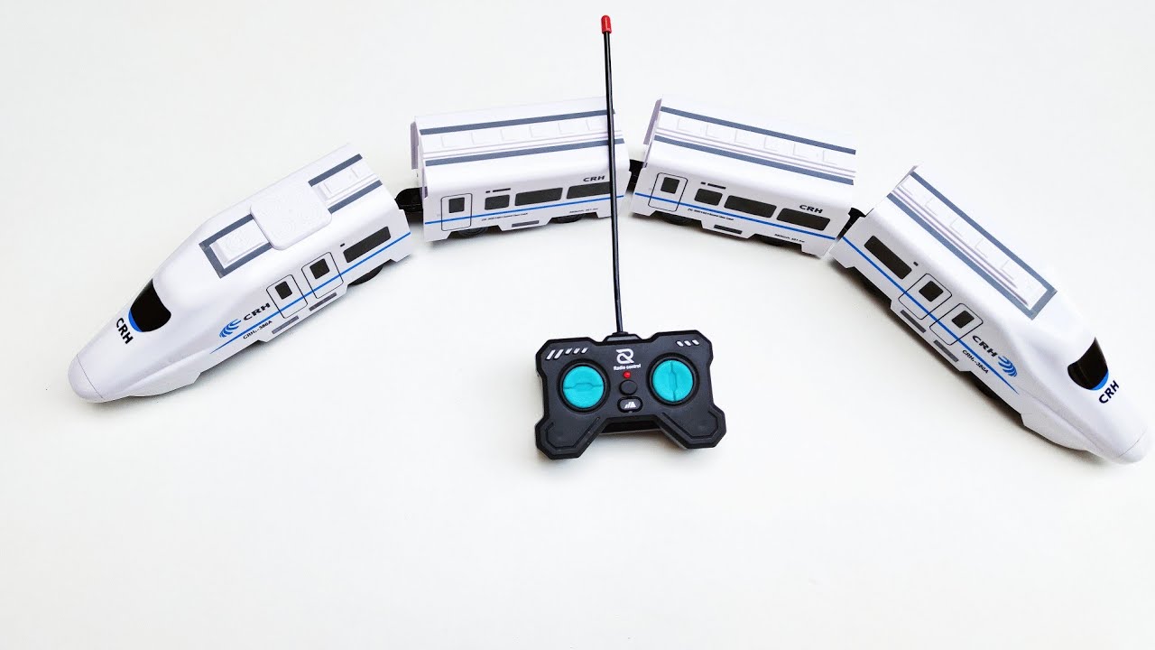 Rc bullet metro train unboxing - dabbaunboxing - YouTube