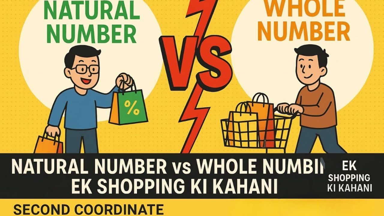 "Natural Number vs Whole Number | Ek Shopping Ki Kahani |#Maths # ...