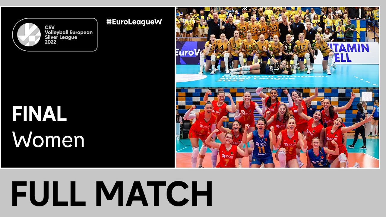 Full Match | Sweden vs. Portugal - CEV Volleyball European Silver ...