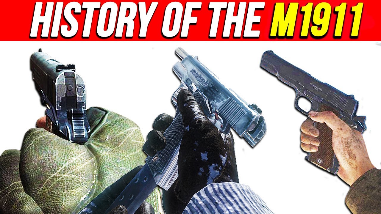THE HISTORY of the M1911 PISTOL in Call of Duty | Chaos - YouTube