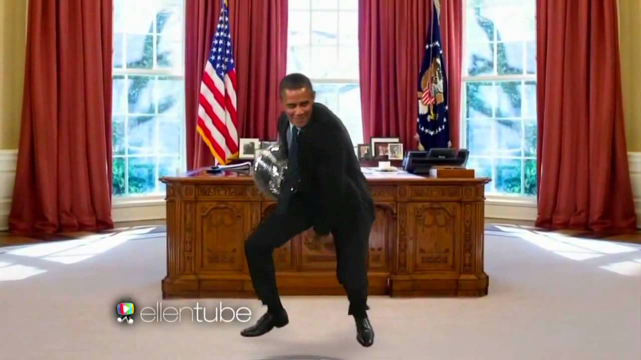 Dance Moves On Point President Obama Does The Stanky Leg - YouTube