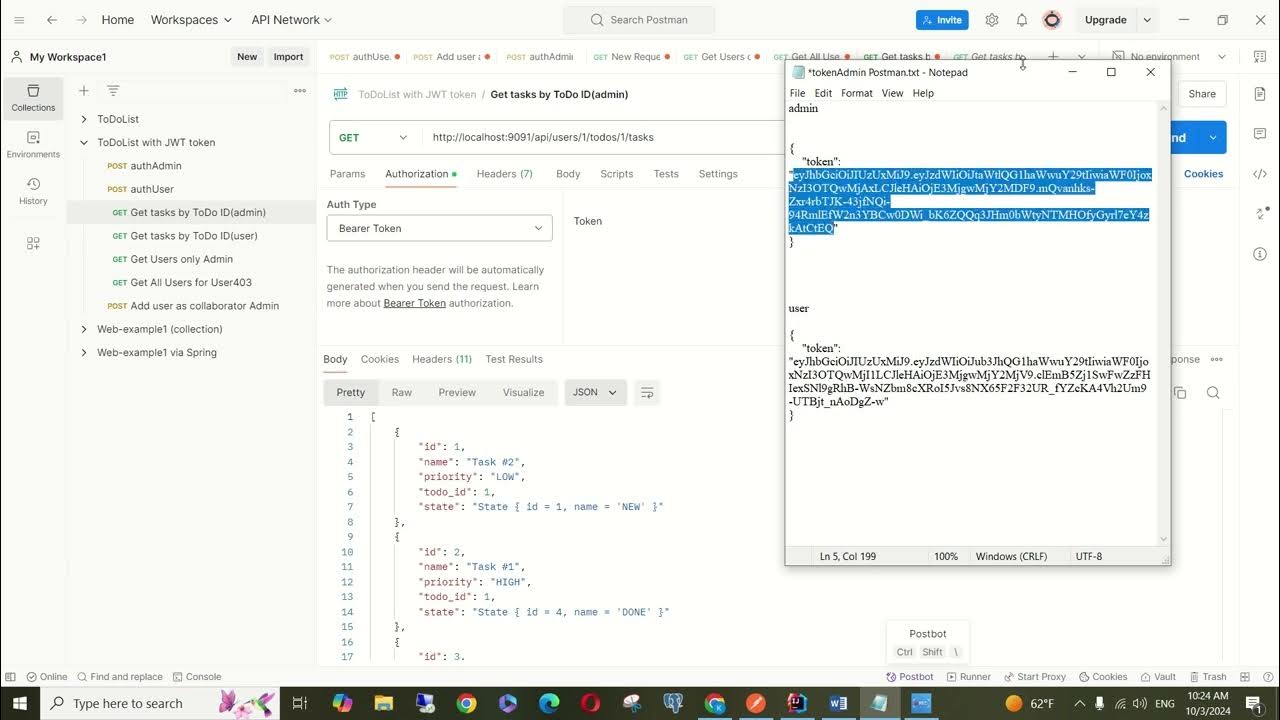 JWT Token Postman - YouTube