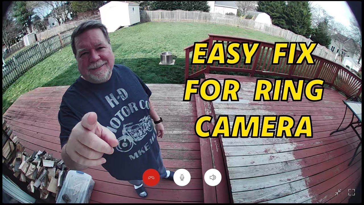 Easy Fix For Ring Camera - YouTube
