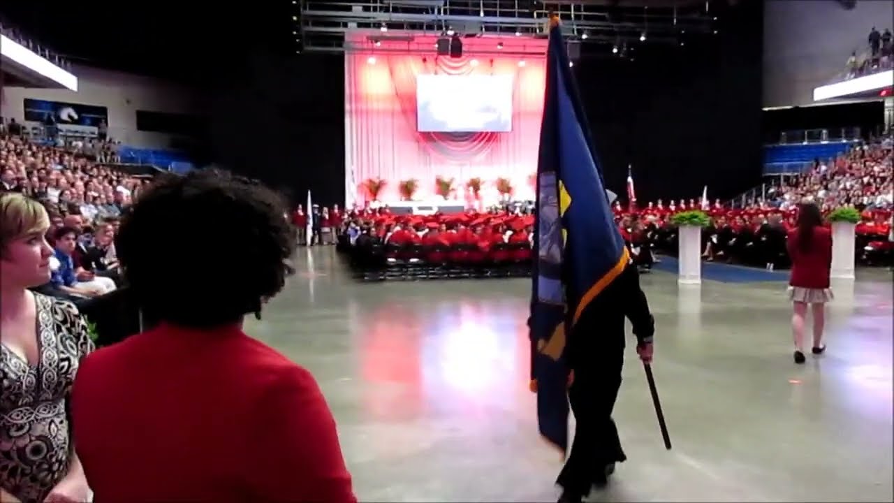 CHHS Graduation Military Color Guard March - YouTube