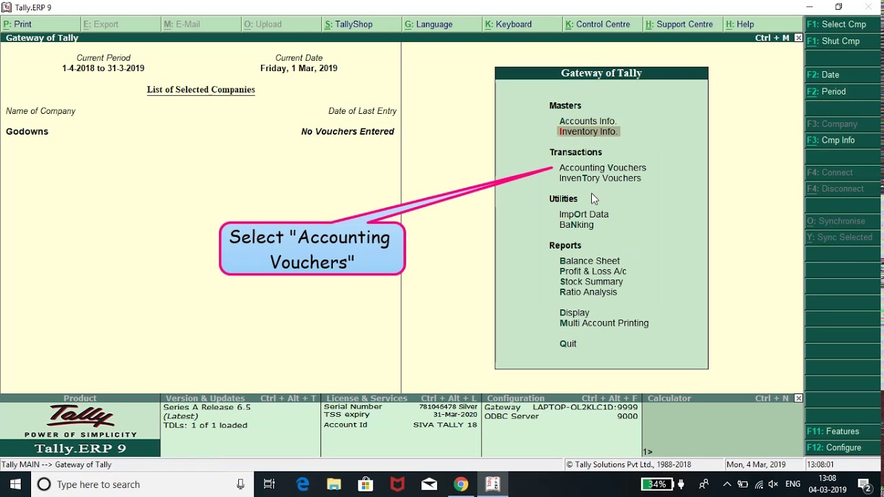 How To Create Godowns And Goods Transfer From One Godown To Another How To Create Godowns And Goods Transfer From One Godown To Another