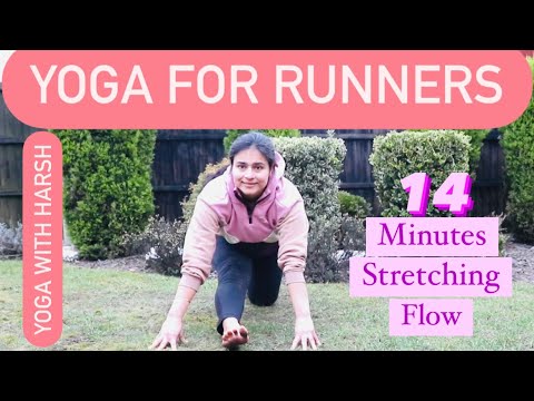 Yoga for Runners | Stretching for Runners | 14 minutes Stretching For ...