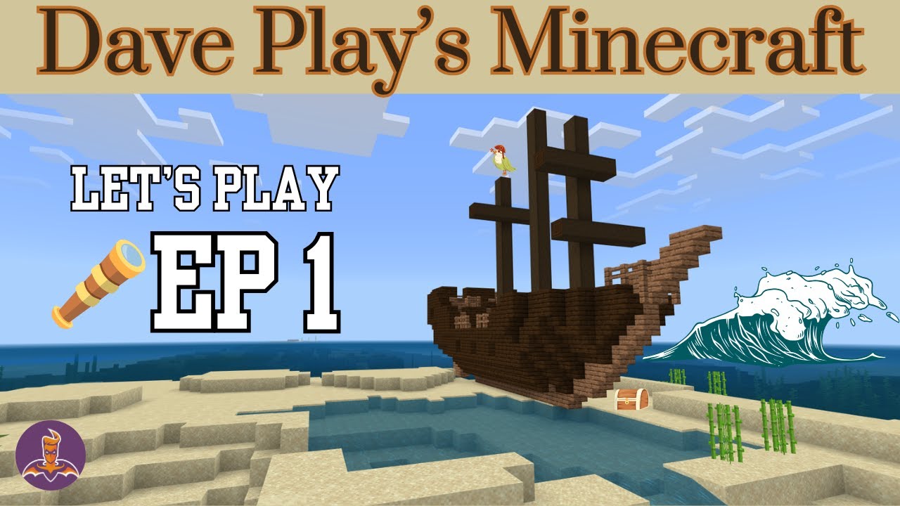 🌍 A New World | Dave Play's Minecraft - Episode 1 - YouTube