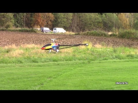 RC FLIGHT COMPASS ATOM 6HV 600 SIZE HELICOPTER NITTEDAL NORWAY - YouTube