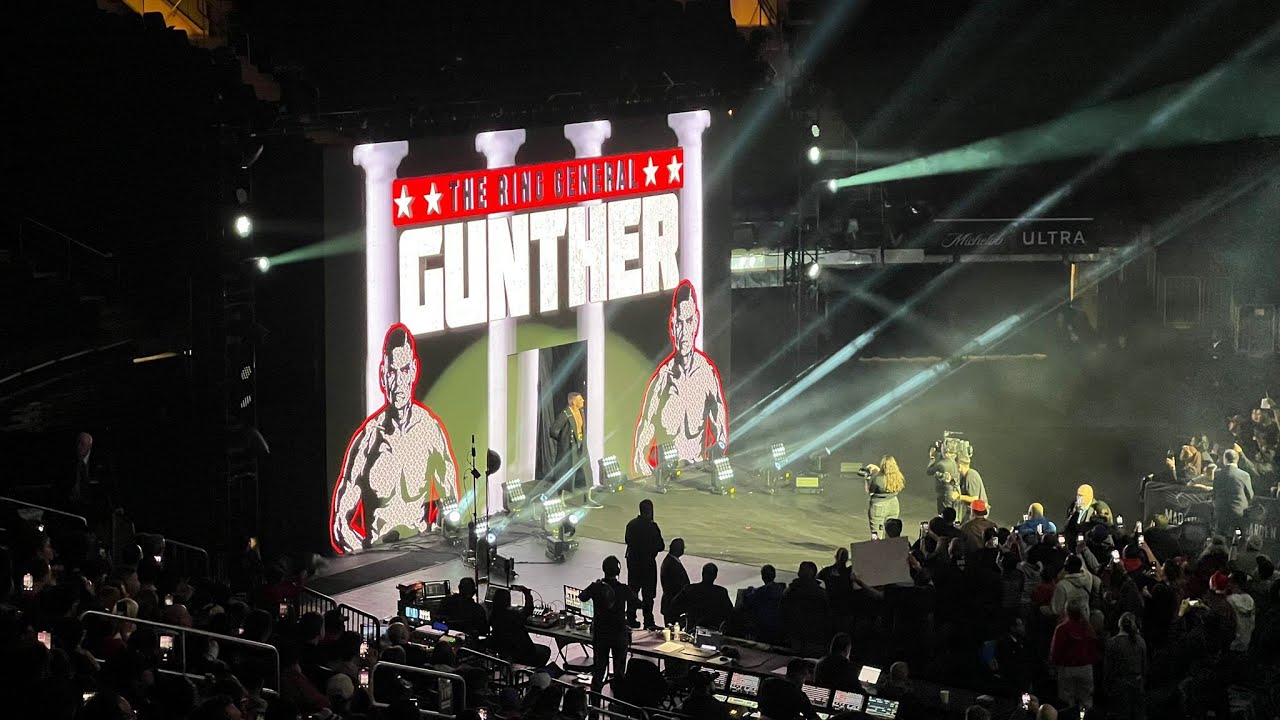 Gunther Enters Steel Cage! Section 117 MSG! #trending - YouTube