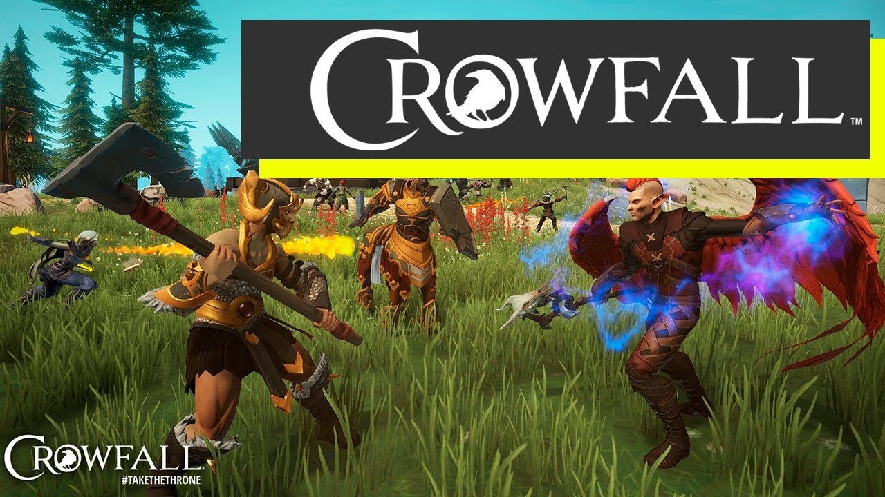 Crowfall MMORPG как воскреснуть? Как выйти из группы? - YouTube