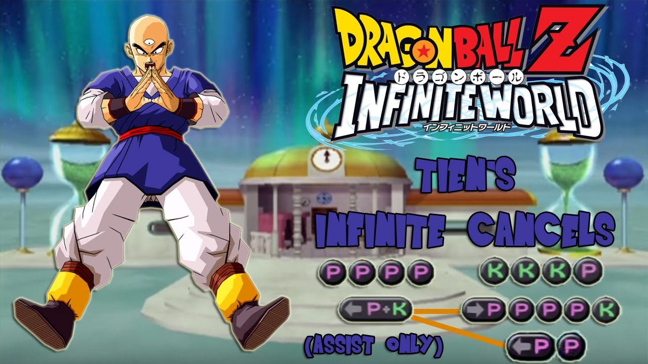 DBZ Infinite World (PS2) - Tien's Infinite Cancels - YouTube
