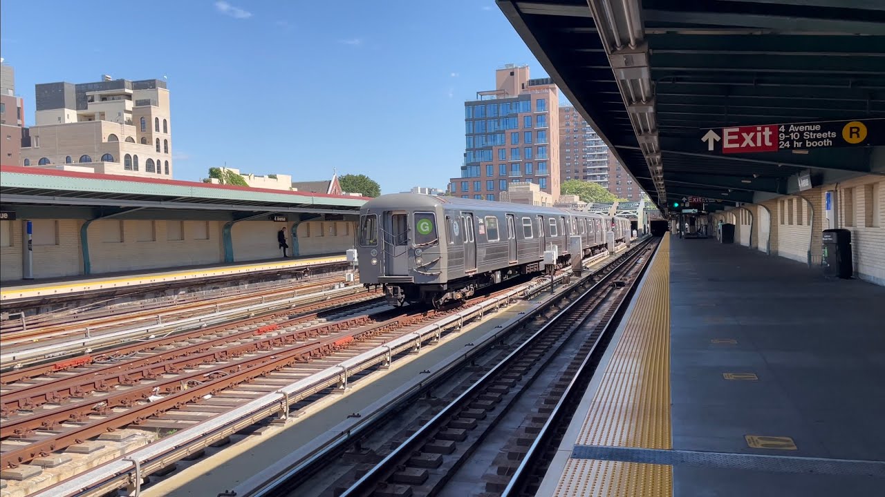 R68/R68A G Train Relay Operation and R160 F Trains at 4th Avenue - 9th ...
