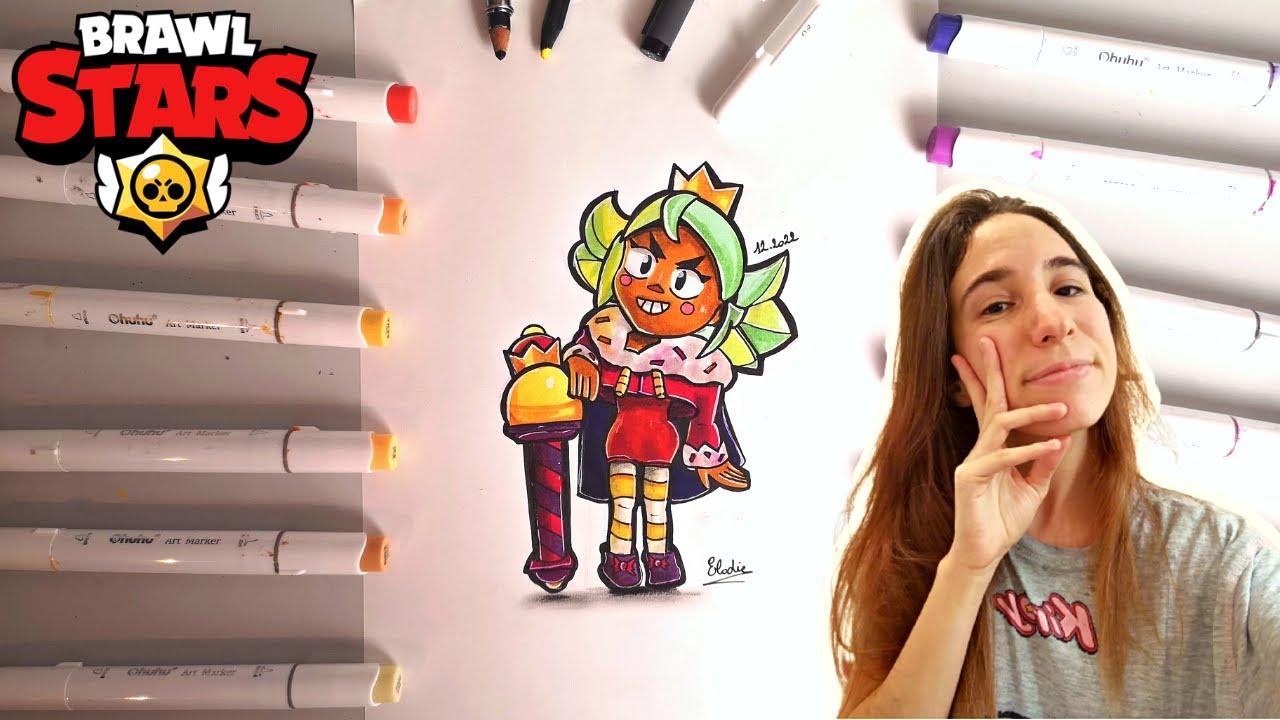 [TUTO DESSIN] - Brawl Stars - Comment dessiner Mandy, nouveau brawler ...