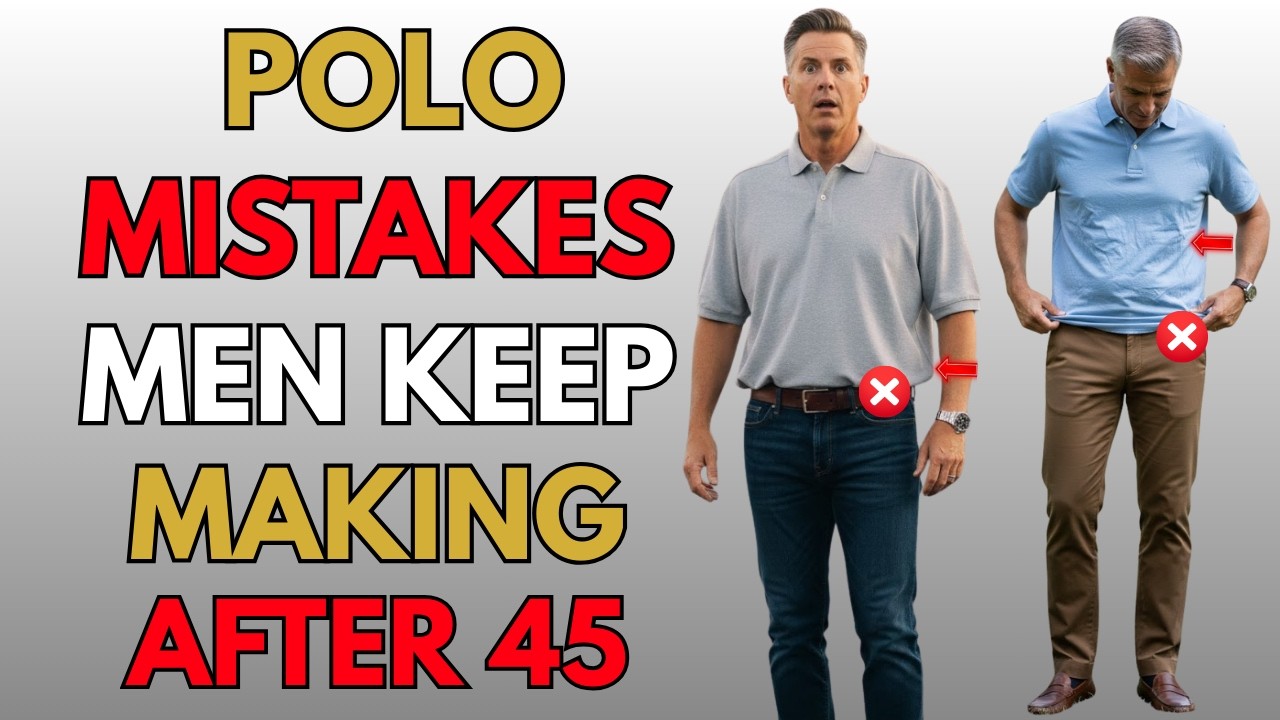 How to Avoid Looking Outdated: Polo Shirt Rules for Men Over 45 | 45 ...