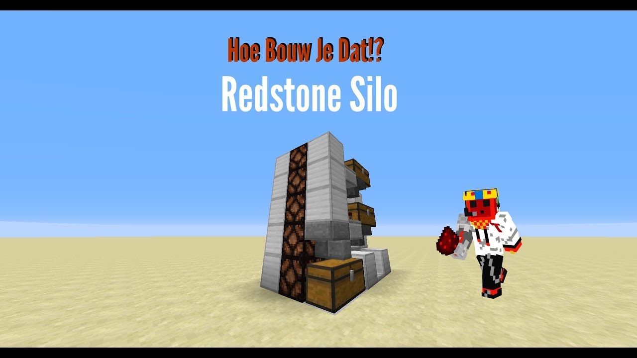 -Minecraft- Hoe Bouw Je Dat!? (NL) #3 De Redstone Silo - YouTube