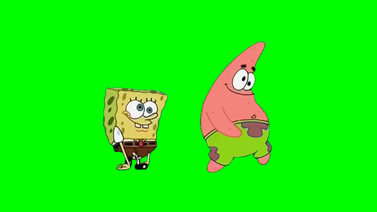 green screen Spongebob dan Patrick - YouTube