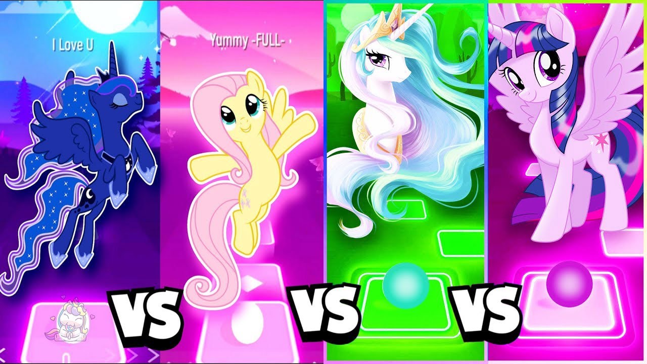 My Little pony 🦄 Tiles Hop - Princess Celestia - Princess Luna ...