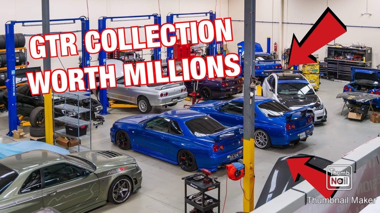 RARE SKYLINE GTR collection worth MILLIONS! - YouTube
