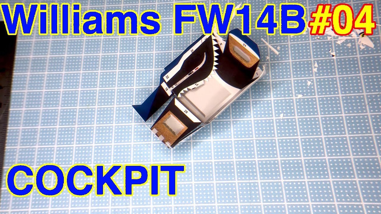PAPERCRAFT Williams FW14B を作る！ #04 - YouTube