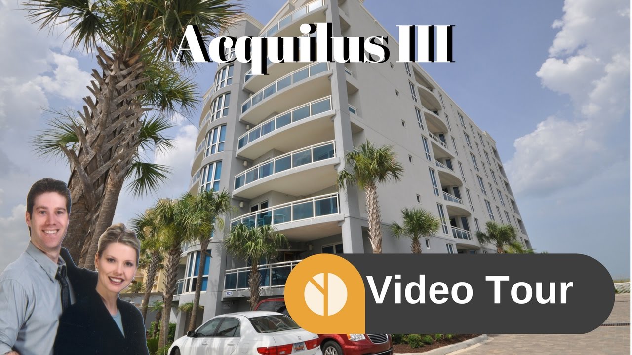 Acquilus III Jacksonville Beach Oceanfront Condos Video Tour - YouTube