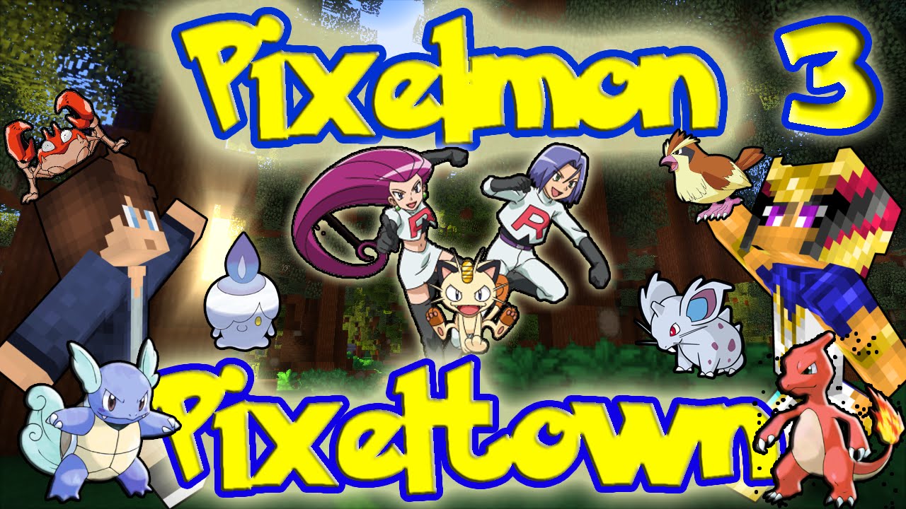Team Rocket in Viridian Forest! Minecraft Pixelmon: Pixeltown! Ep. 3 ...