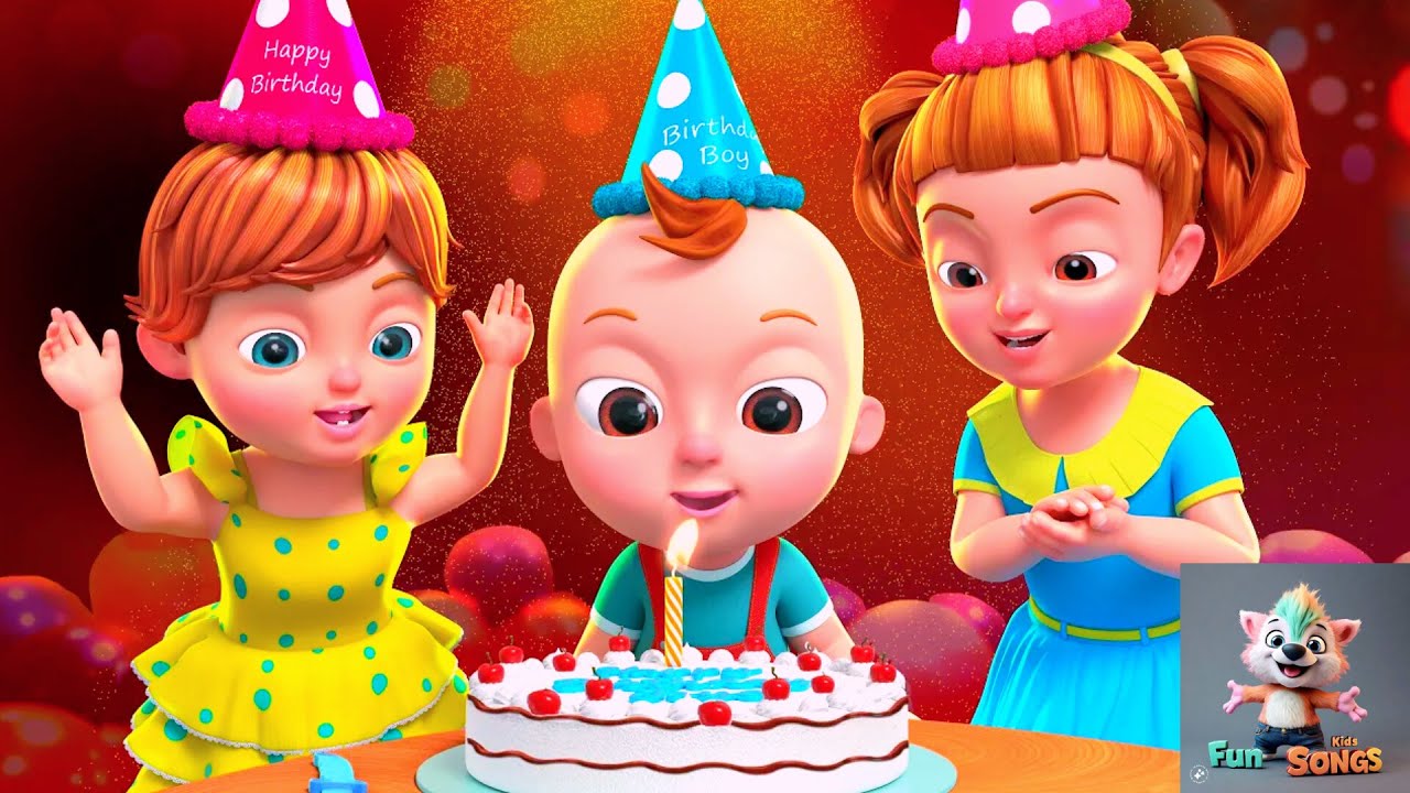 Happy Birthday Rhyme for Kids | Birthday Song for Children | Nursery ...