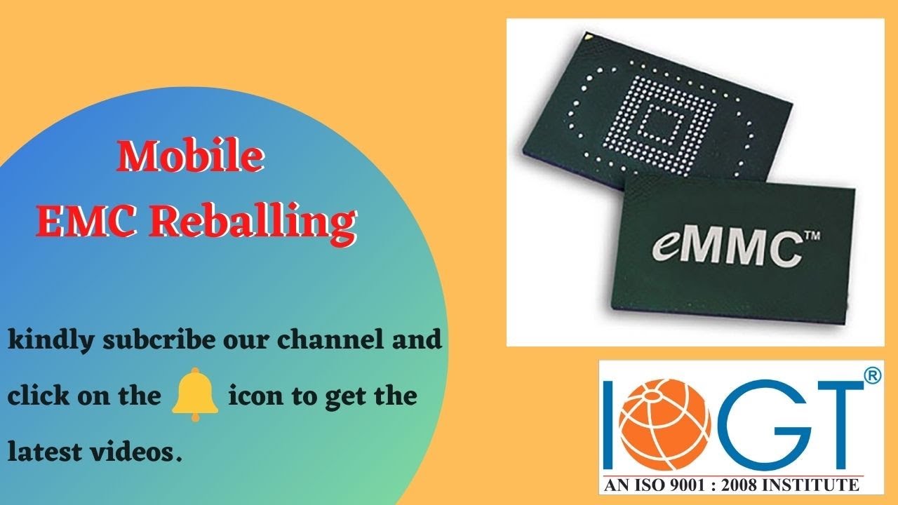 how to reball emmc ic - YouTube