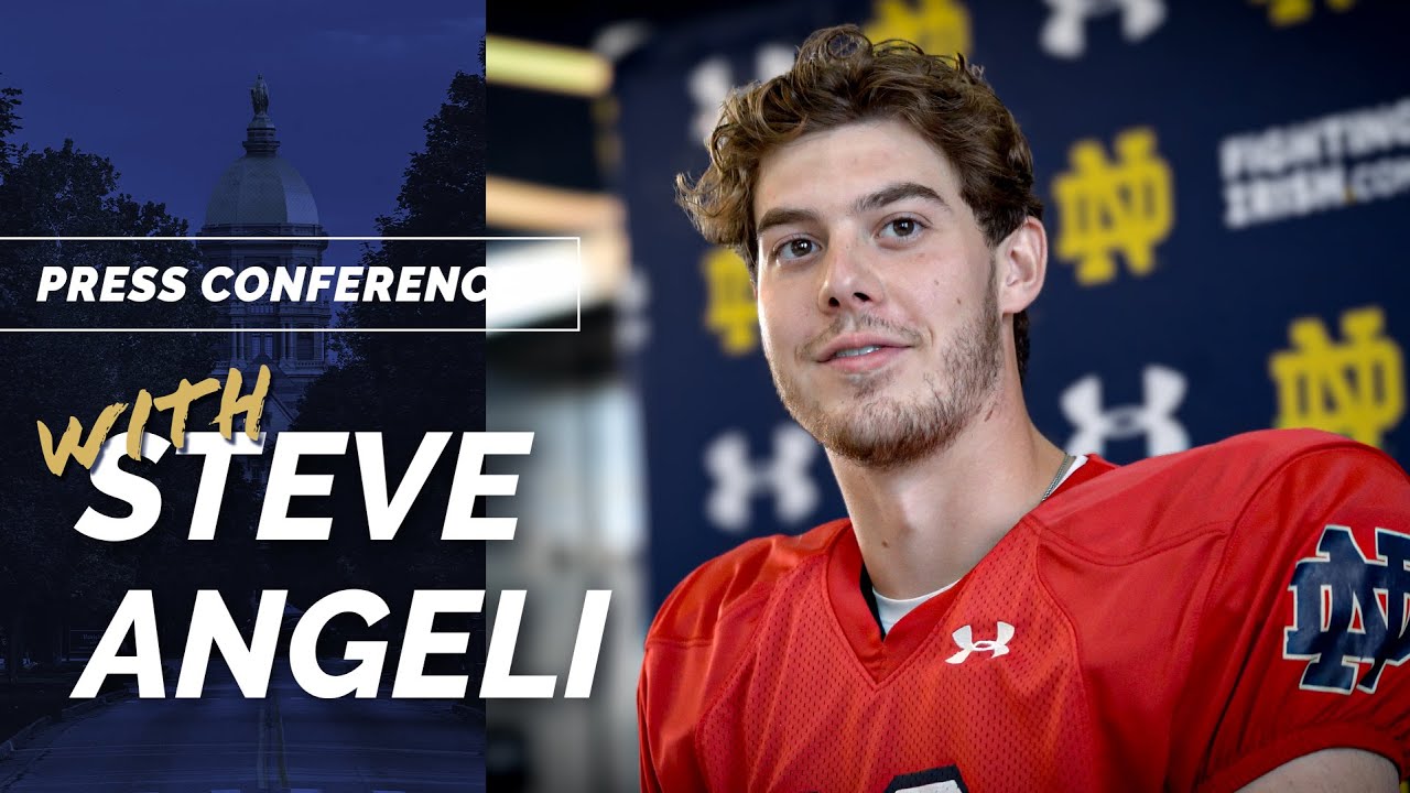 QB Steve Angeli on Cali Training, WR Speed, Staying at Notre Dame # ...