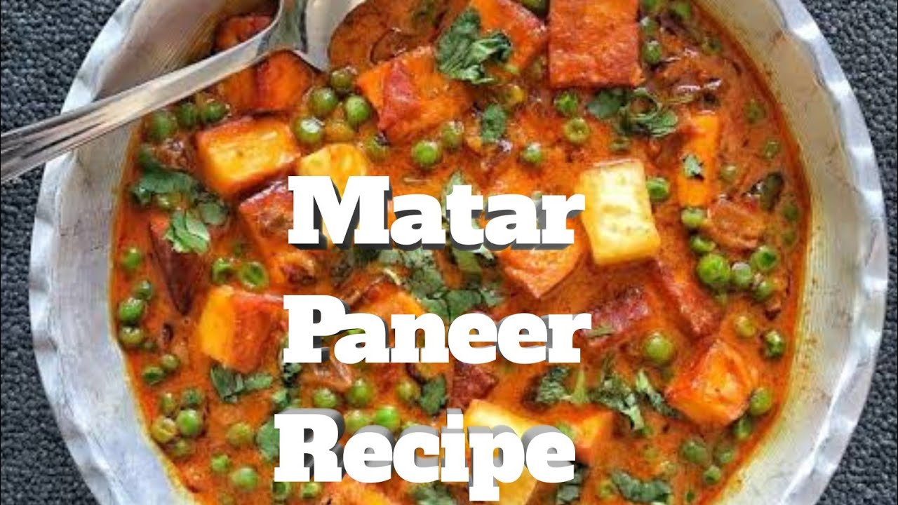 Perfect Matar Paneer recipe video l Mattar Paneer restaurant style ...