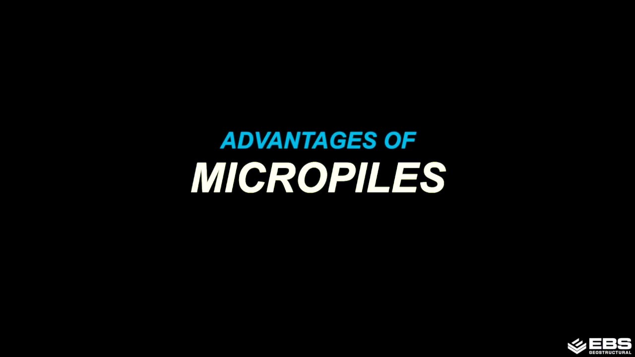 Advantages of Micropiles - YouTube