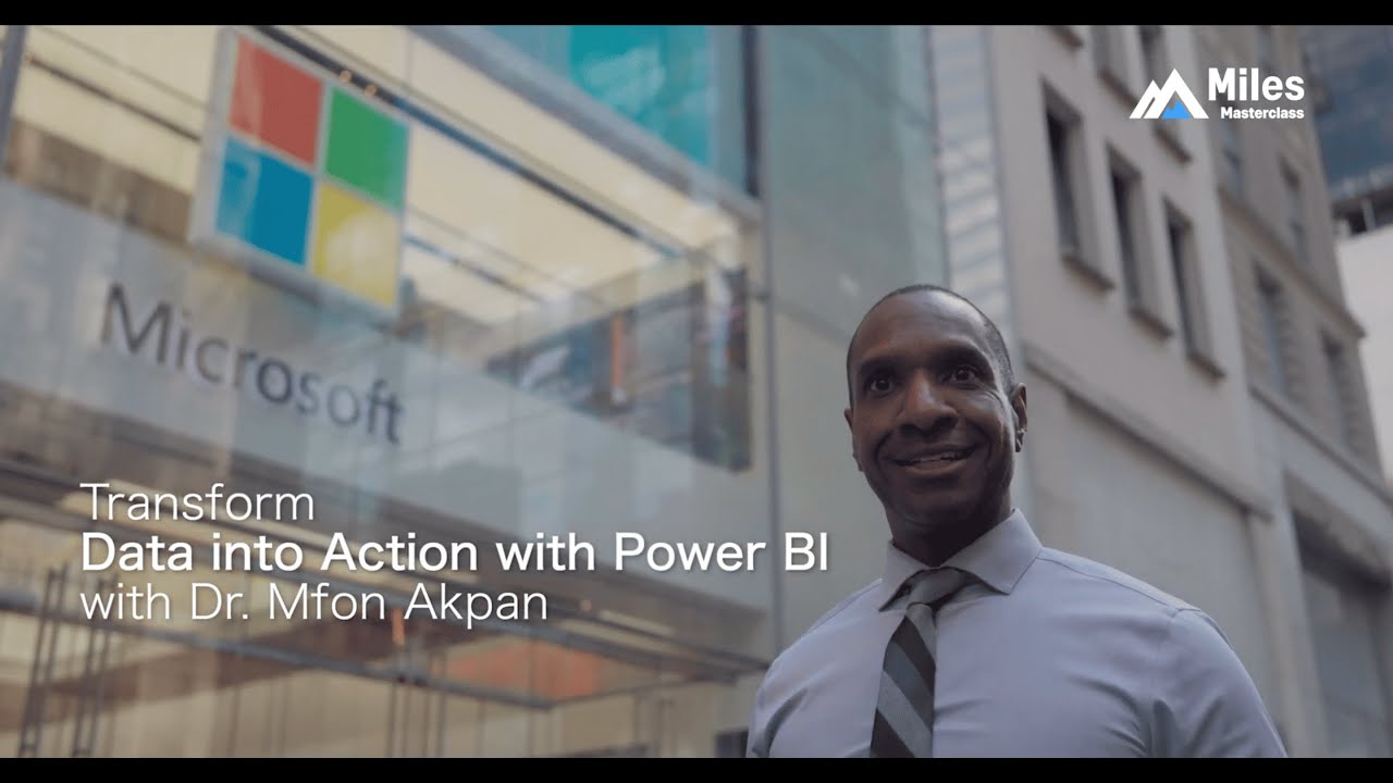 Transform Data into Action with Power BI with Mfon Akpan | Trailer ...