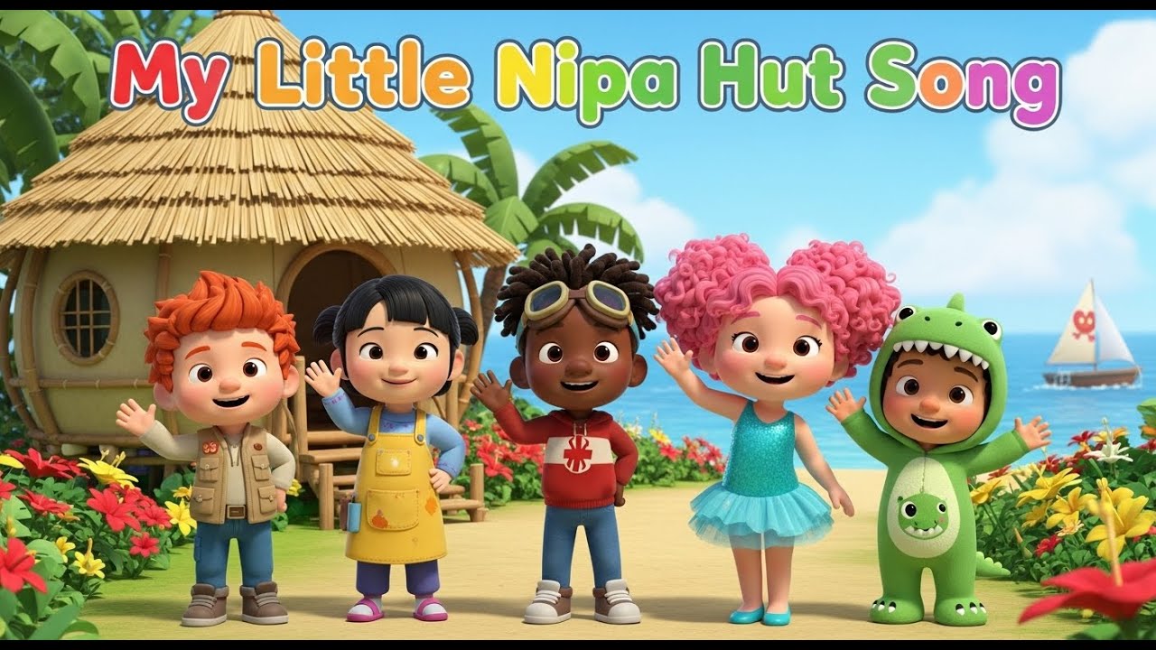 The Nipa Hut Song ☀️ | Sing-Along for Children 🎤🎶 - YouTube