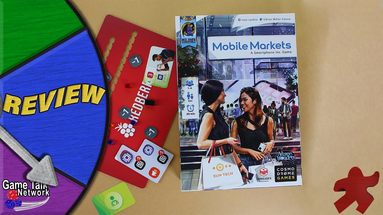 Mobile Markets: A Smartphone Inc. Game | Board Game Review - Does It ...