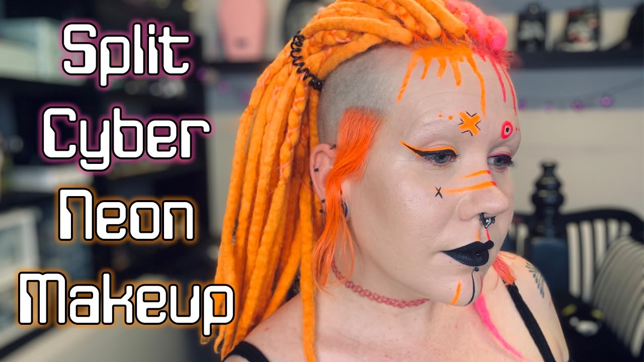 Split Cyber Makeup using Stargazer and Colourpop - YouTube