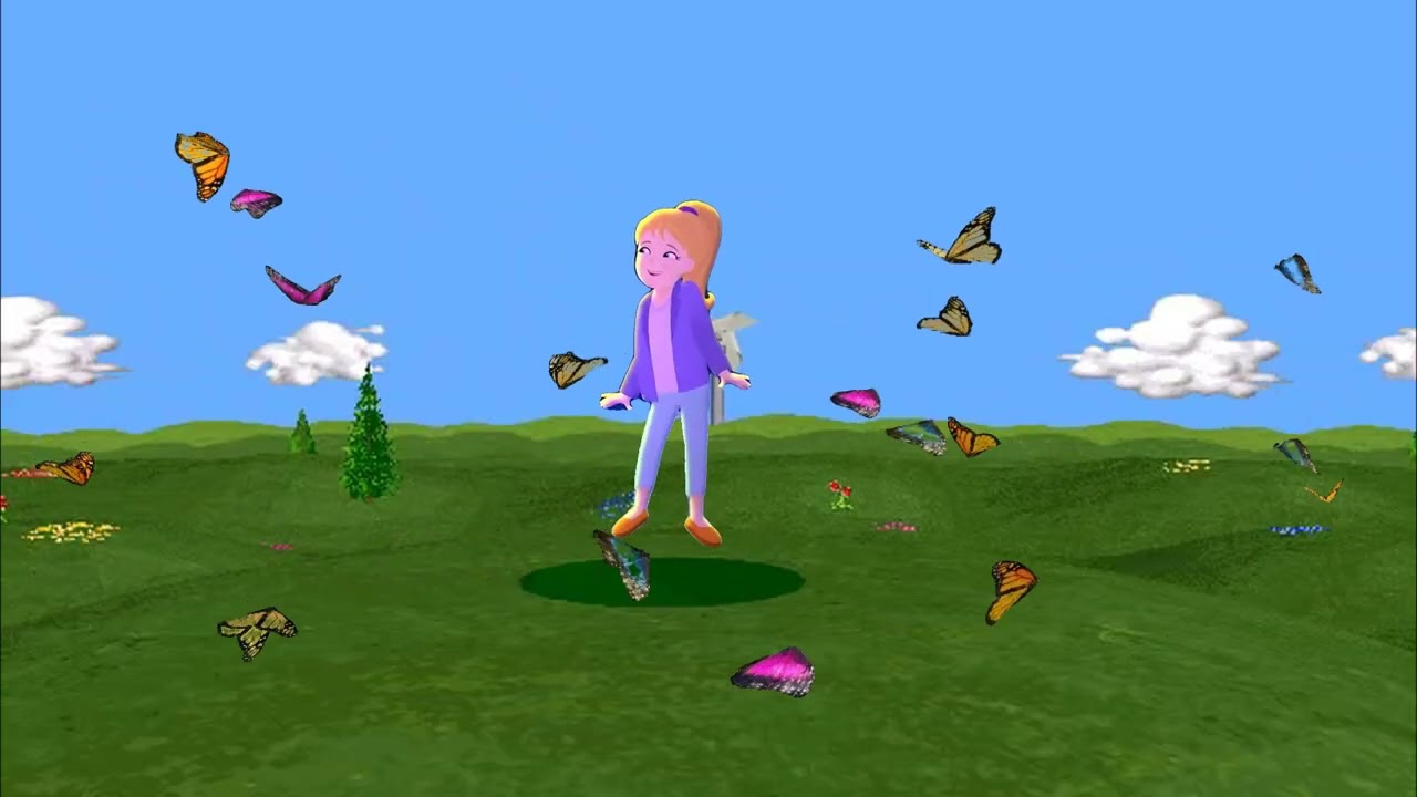 Teletubby Animation (Wiggly Animation) - Butterflies Flit (Dorothy Ann ...