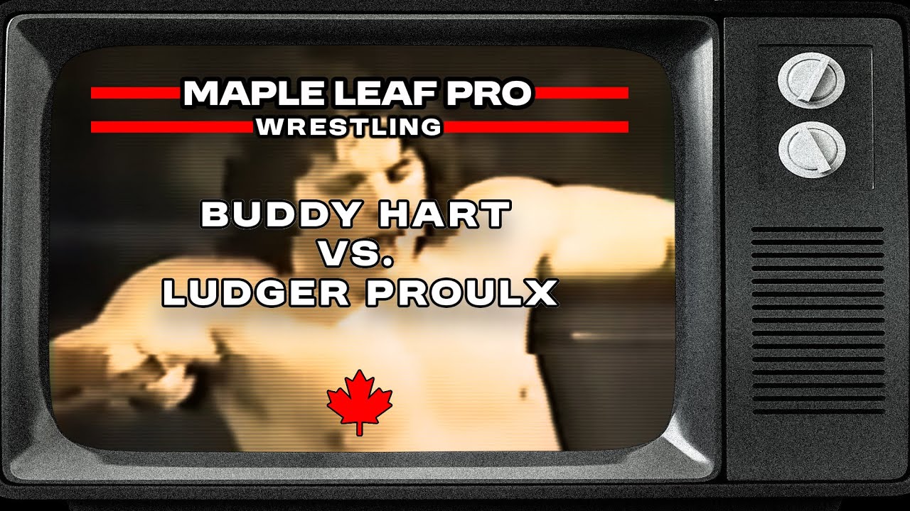 Buddy Hart (Bret 'The Hitman' Hart) vs. Ludger Proulx | Maple Leaf Wrestling | April 30, 1984 ...