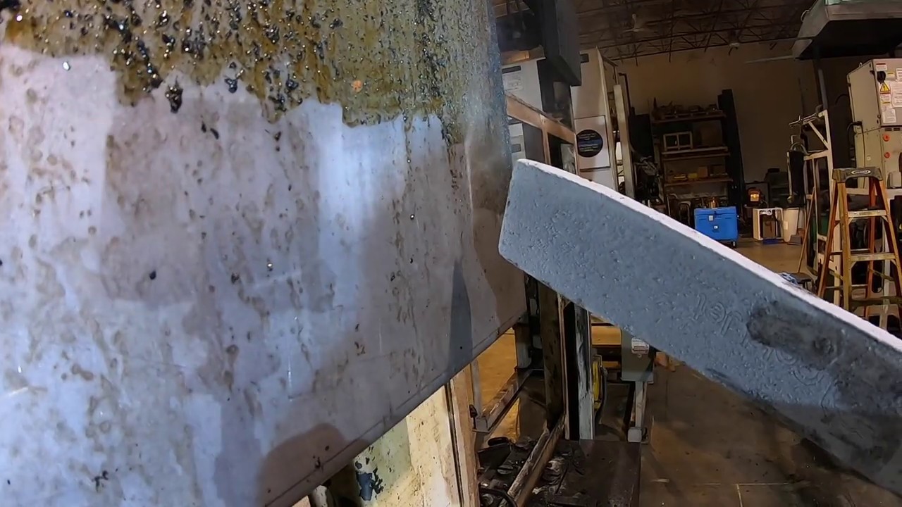 Peak Dry Ice Blasting- Grease & Weld Debris Cont.... - YouTube